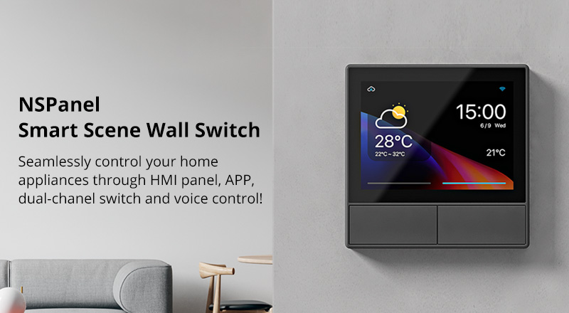 nspanel smart wall switch banner | ITEAD STUDIO OFFICIAL