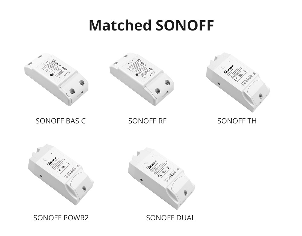SONOFF DR- Sonoff DIN Rail Tray Mount Switch Switchboard