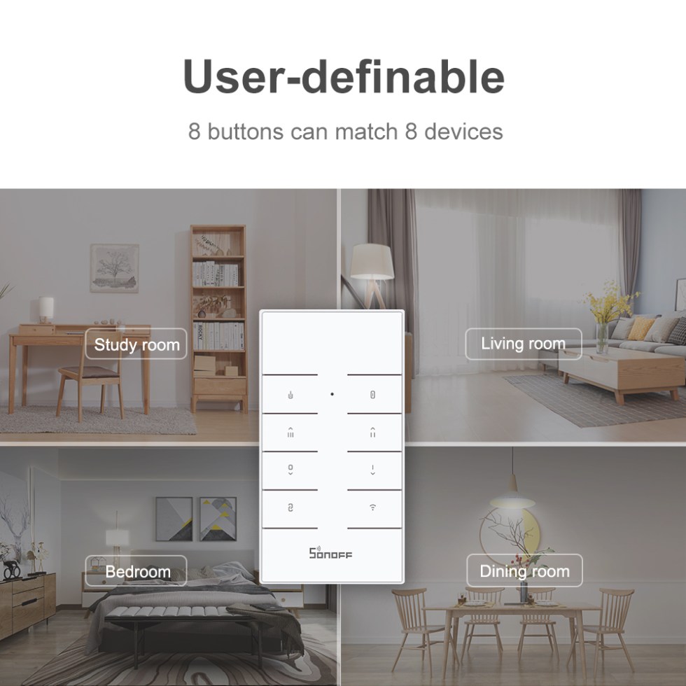 SONOFF RM433 Remote Controller + BASE